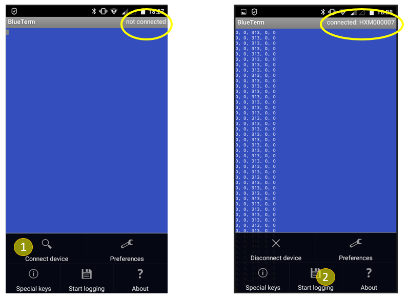 C#ROME-B Tutorial for UART logging